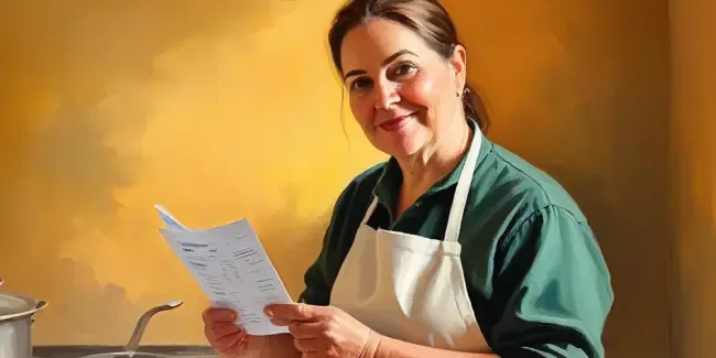 AroundWire: Free Cooking Classes Invoice Template