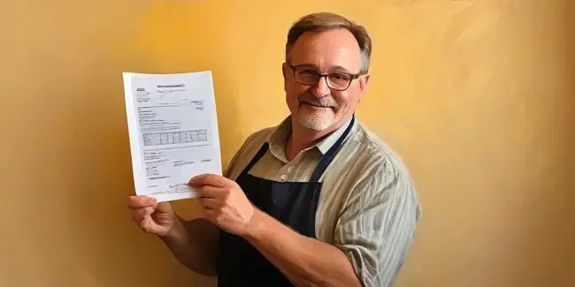 AroundWire: Free German Lessons Invoice Template