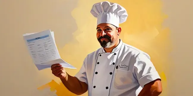 AroundWire: Free Personal Chefs Invoice Template