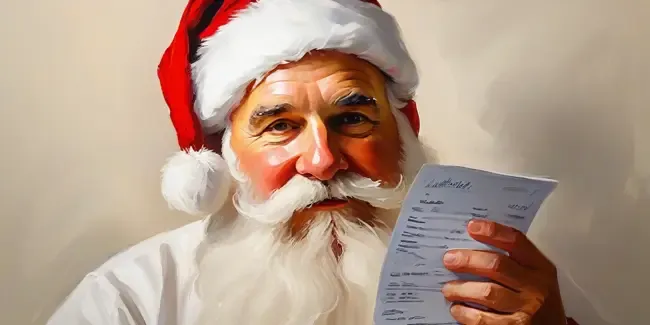 AroundWire: Free Santas Invoice Template