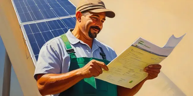 AroundWire: Free Solar Panel Cleaning Invoice Template