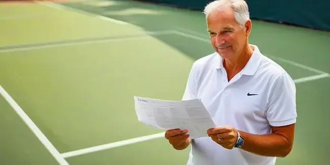 AroundWire: Free Tennis Lessons Invoice Template